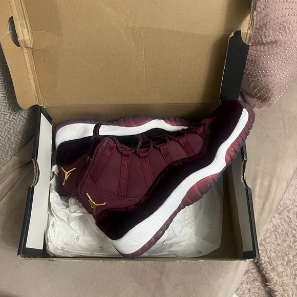Jordan | Shoes | Jordan 1 Retro Heiress Bred 11 Velvet Maroon | Poshmark